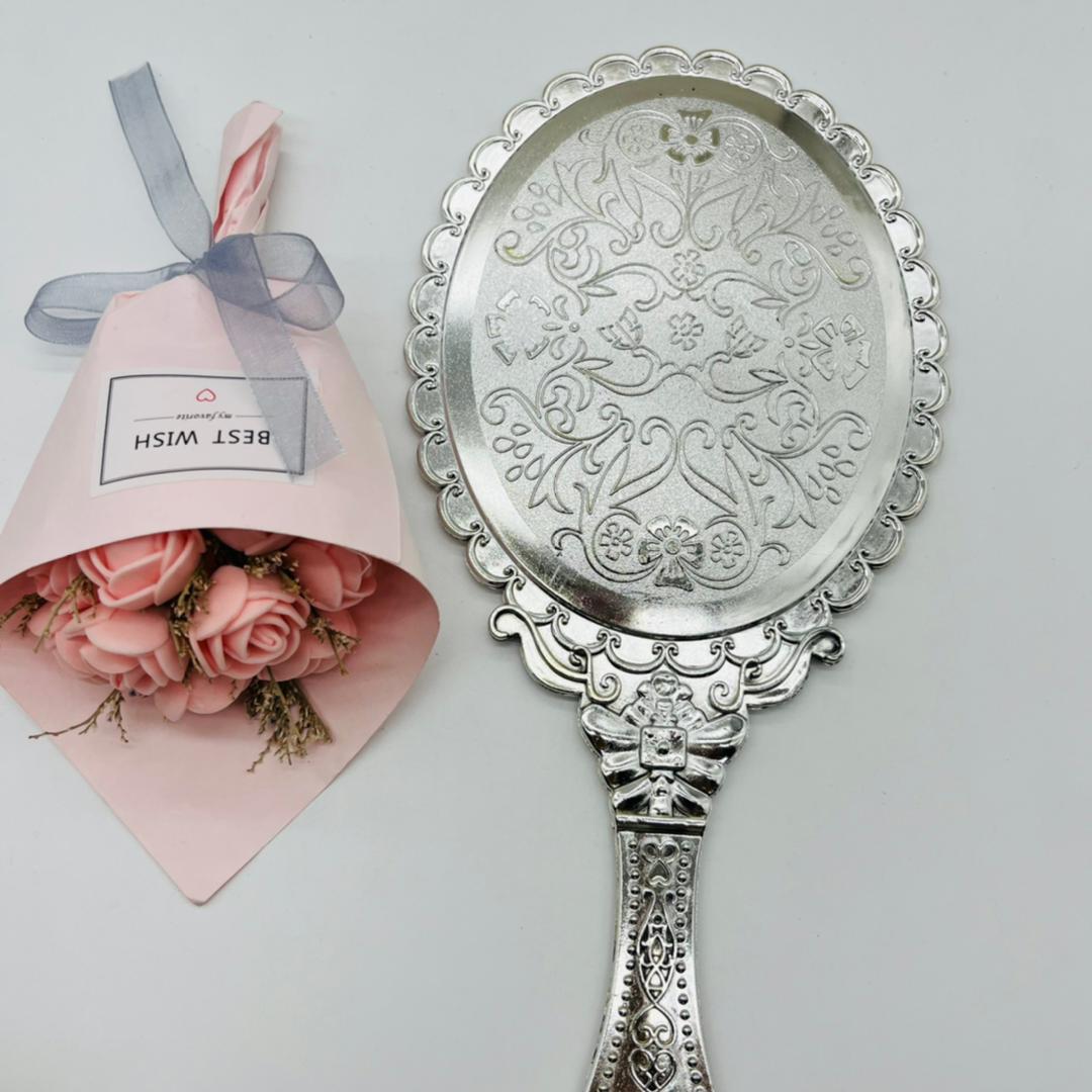 Miroir argent - Clarisse Rose