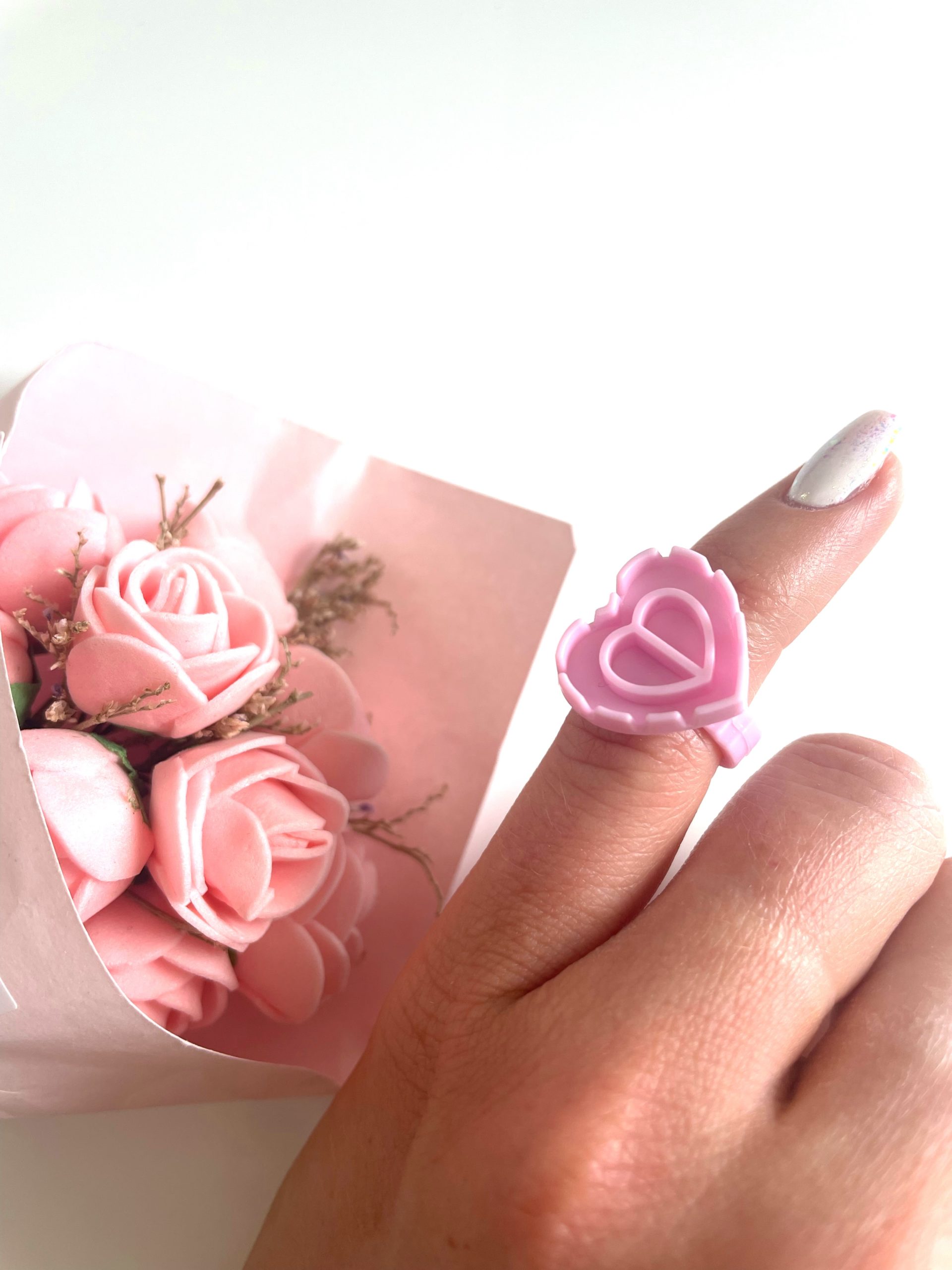 Mes petites bagues à colle - Clarisse Rose
